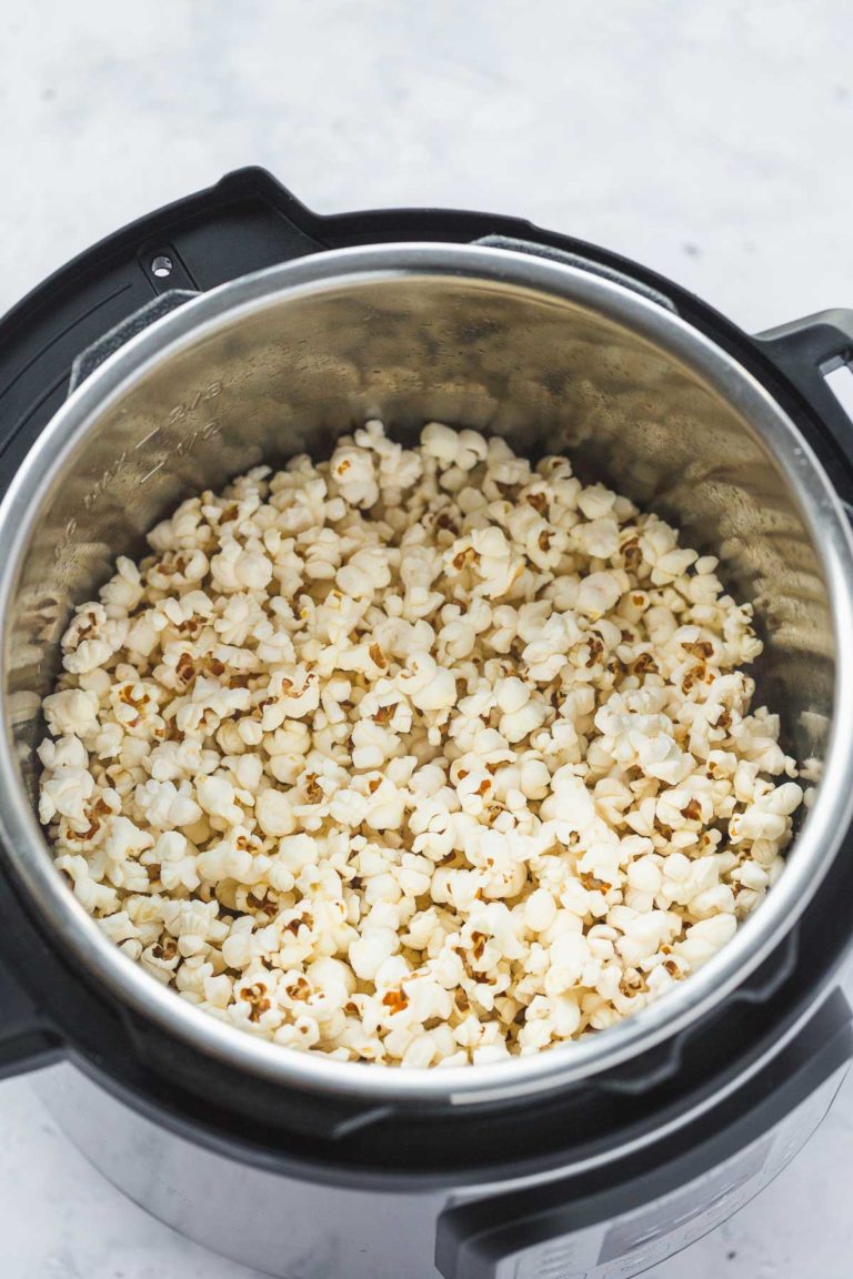 Instant Pot Popcorn Recipe + Popular Seasonings - Nourish Plate