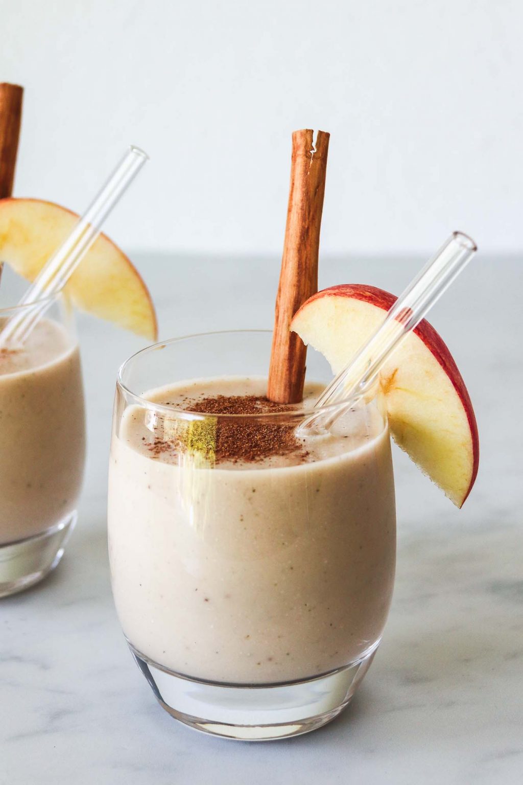 Easy Apple Banana Smoothie Recipe - Nourish Plate