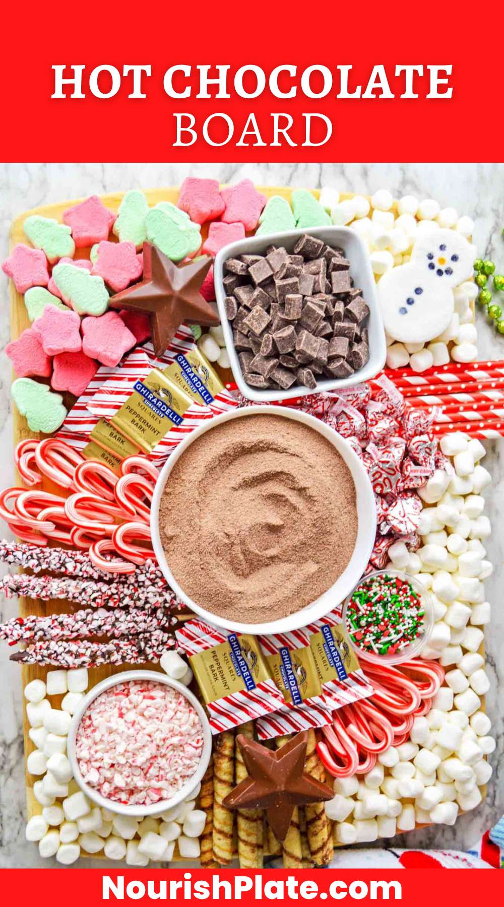 Hot Chocolate Charcuterie Board - Nourish Plate