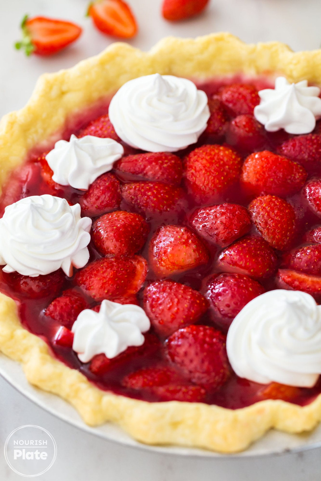 Easy Strawberry Pie Recipe - Fresh and Delicious | Nourish Plate