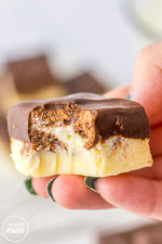Boston Cream Pie Fudge Recipe - Nourish Plate