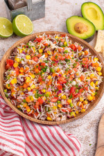 Fiesta Rice (Easy Summer Side Dish!) - Nourish Plate