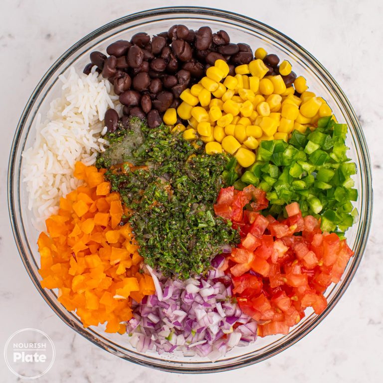 Fiesta Rice (Easy Summer Side Dish!) - Nourish Plate