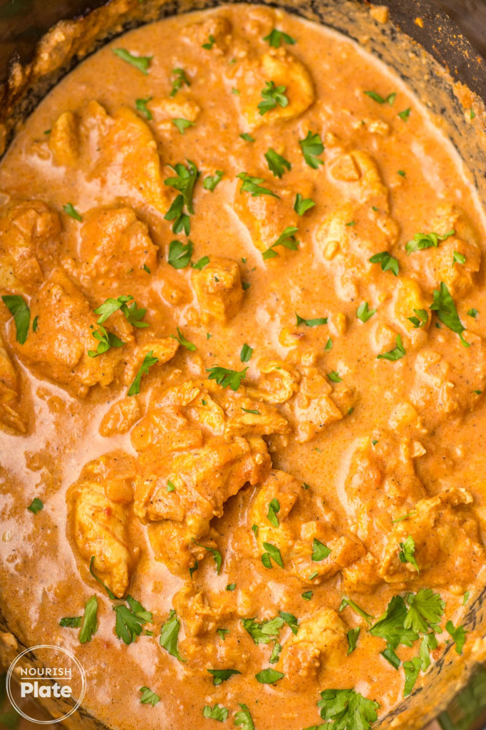 Creamy Slow Cooker Butter Chicken - Nourish Plate
