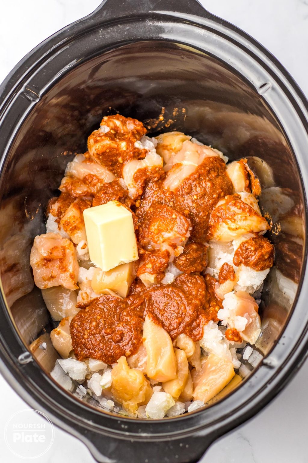 Creamy Slow Cooker Butter Chicken - Nourish Plate