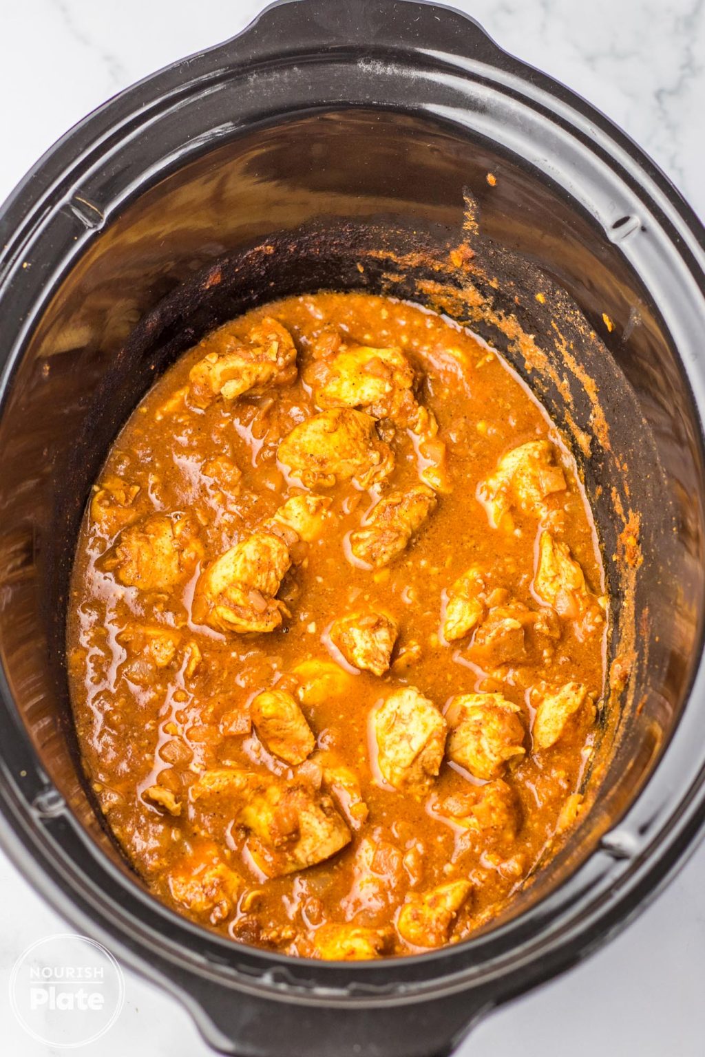 Creamy Slow Cooker Butter Chicken - Nourish Plate