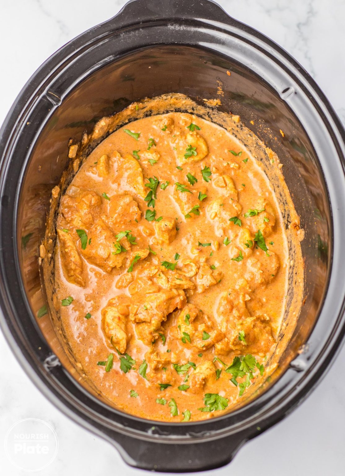 Creamy Slow Cooker Butter Chicken - Nourish Plate
