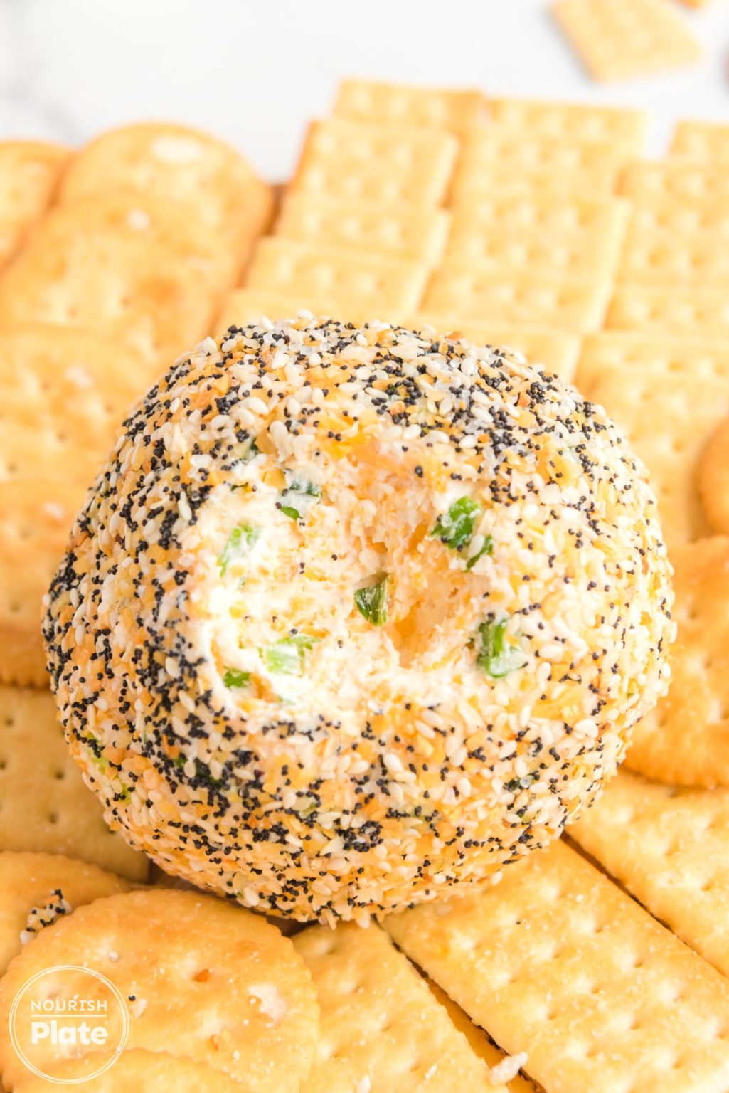 Everything Bagel Cheese Ball Recipe | Easy Party Appetizer