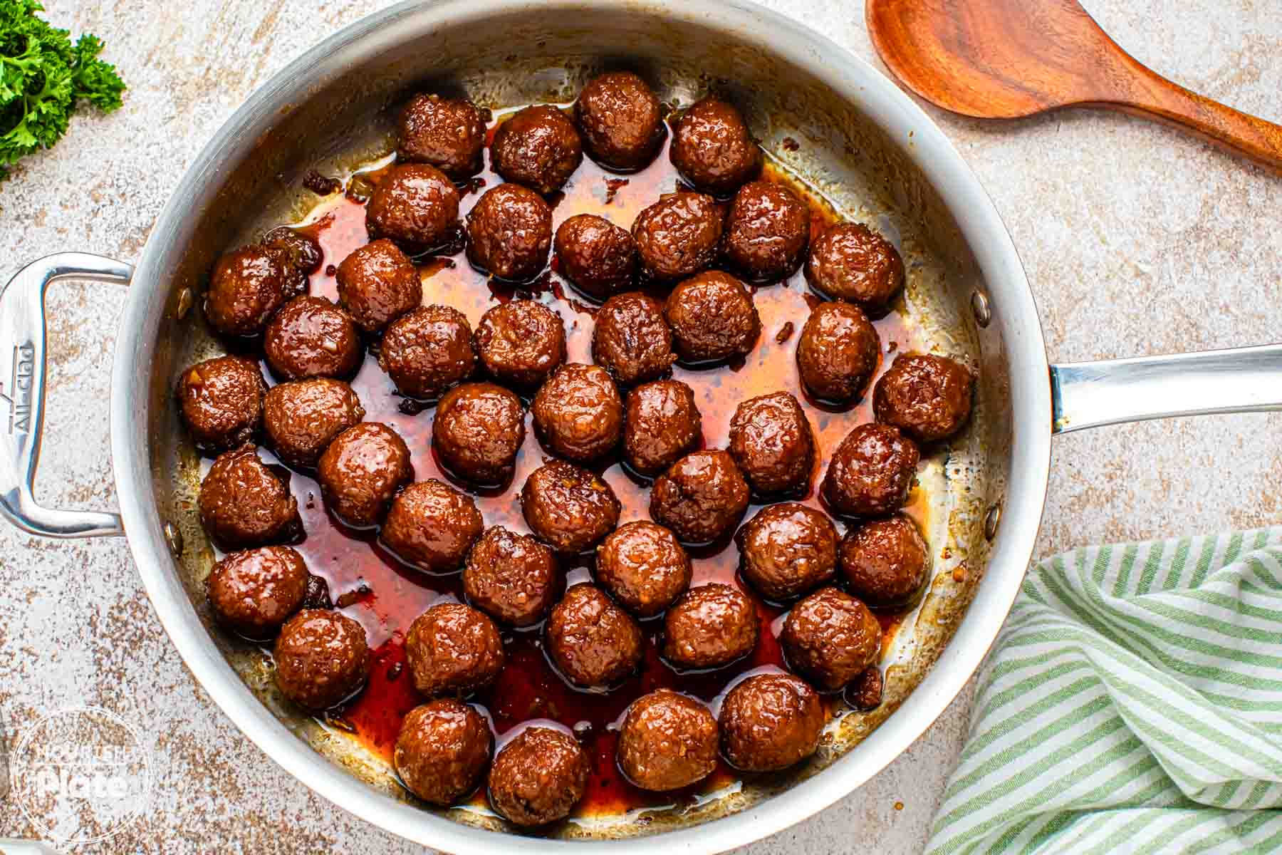 Garlic Soy Glazed Meatballs Recipe (With 4 Ingredients)